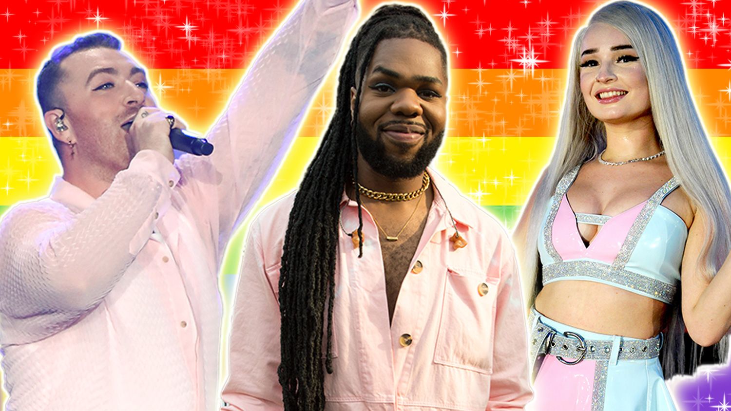 The celebrity allies of the LGBTQ+ community including MNEK and Taylor ...
