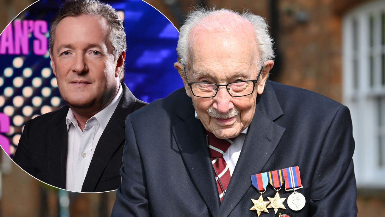 Captain Sir Tom Moore appears on Piers Morgan's Life Stories this week