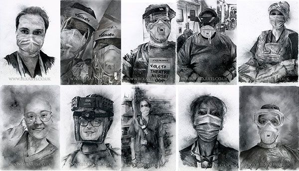 Buckinghamshire artist captures frontline NHS workers | News - Greatest ...