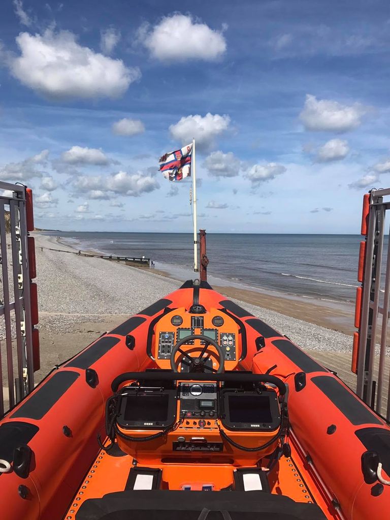 A 10 year-old paddleboarder's been rescued by Sheringham lifeboat.