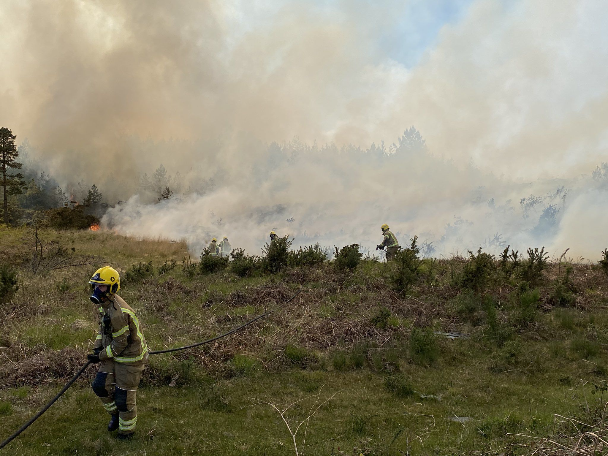 Amber wildfire alert issued for Wiltshire