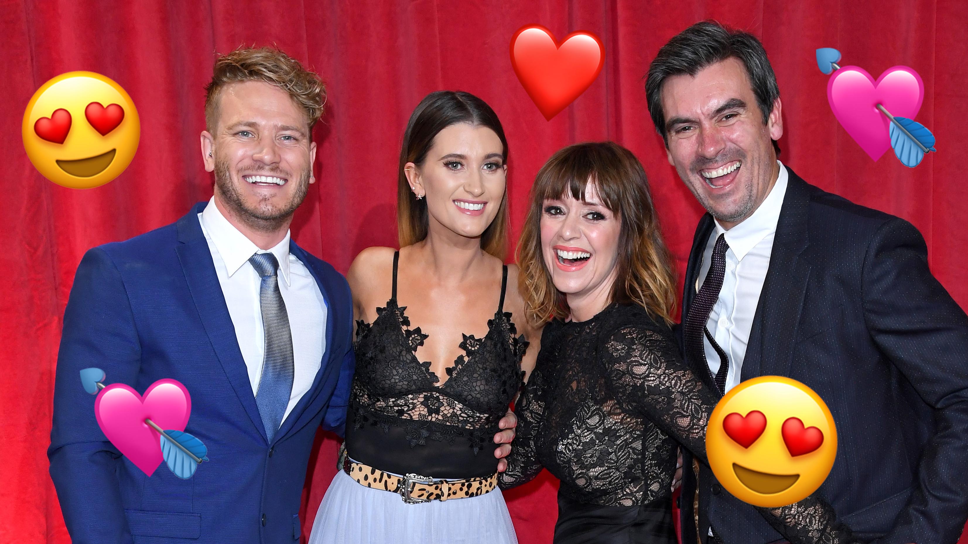 Which Emmerdale stars have dated on and off screen?