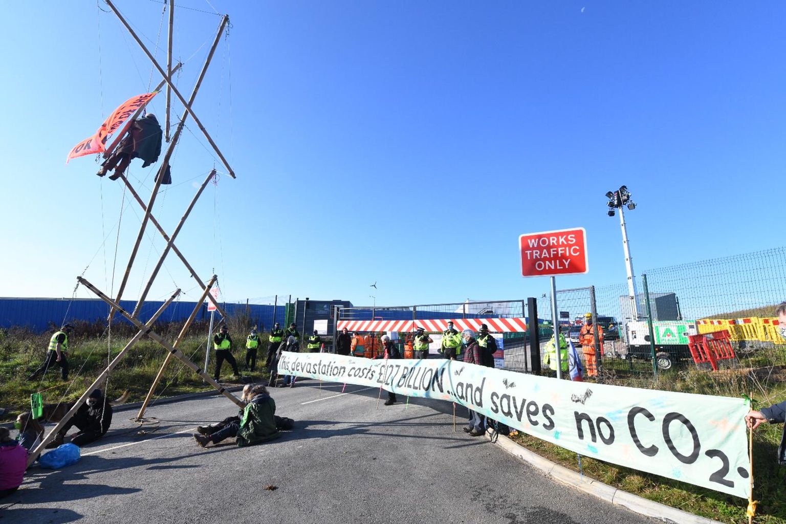 HS2 protest results in 20 arrested | News - Greatest Hits Radio (Bucks ...