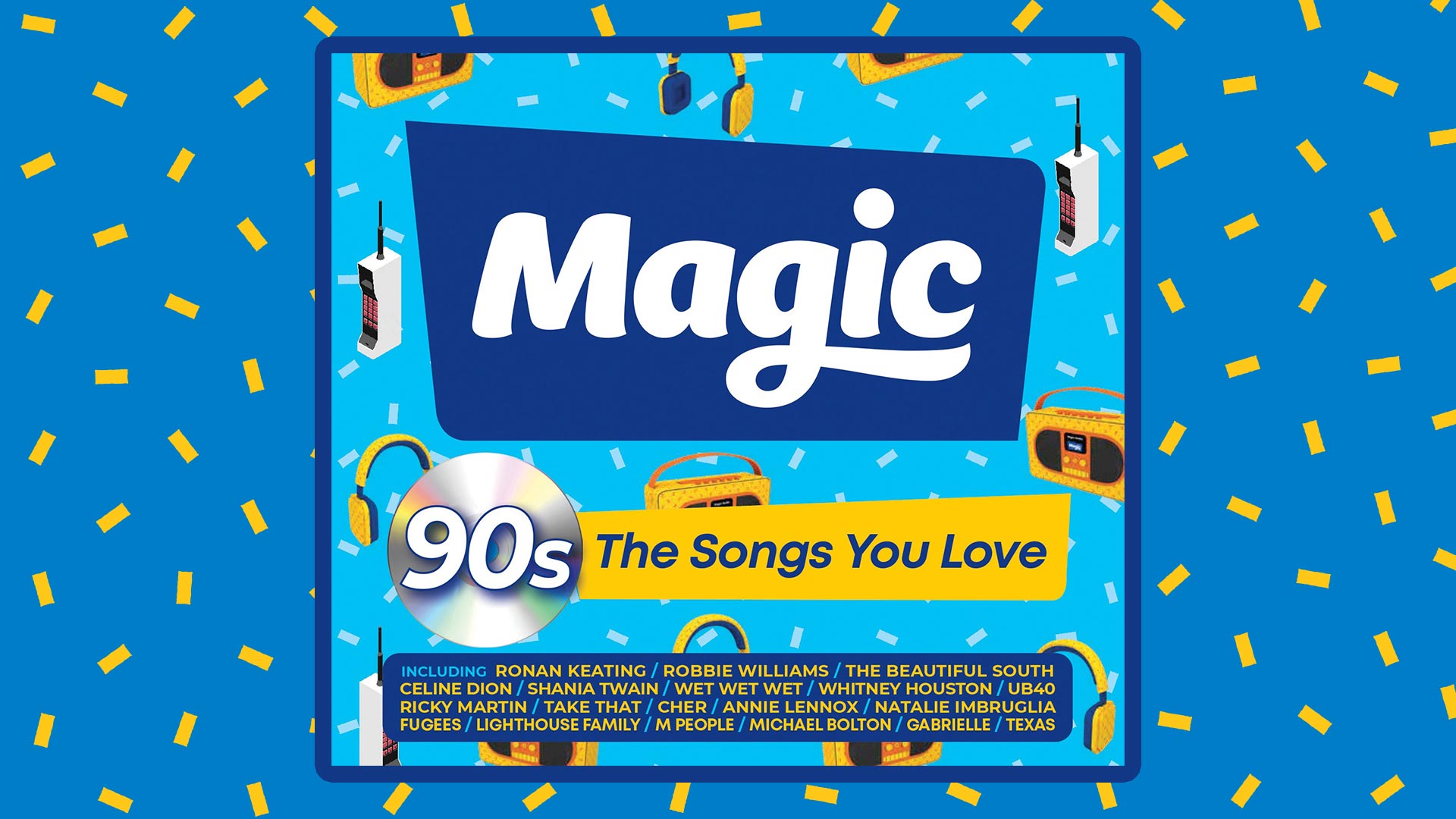 Get the brand new Magic 90s CD NOW!