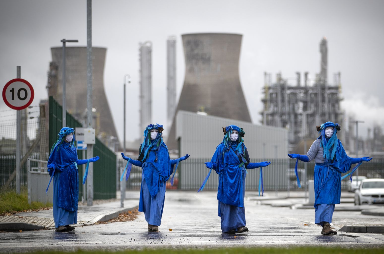 Twelve arrested and boats seized during protest at Ineos refinery in ...