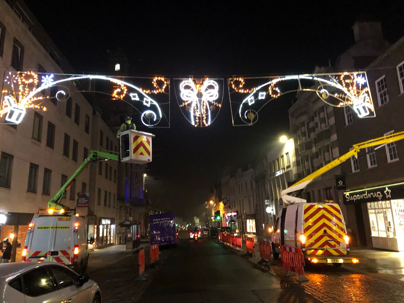 New Christmas lights revealed in Colchester