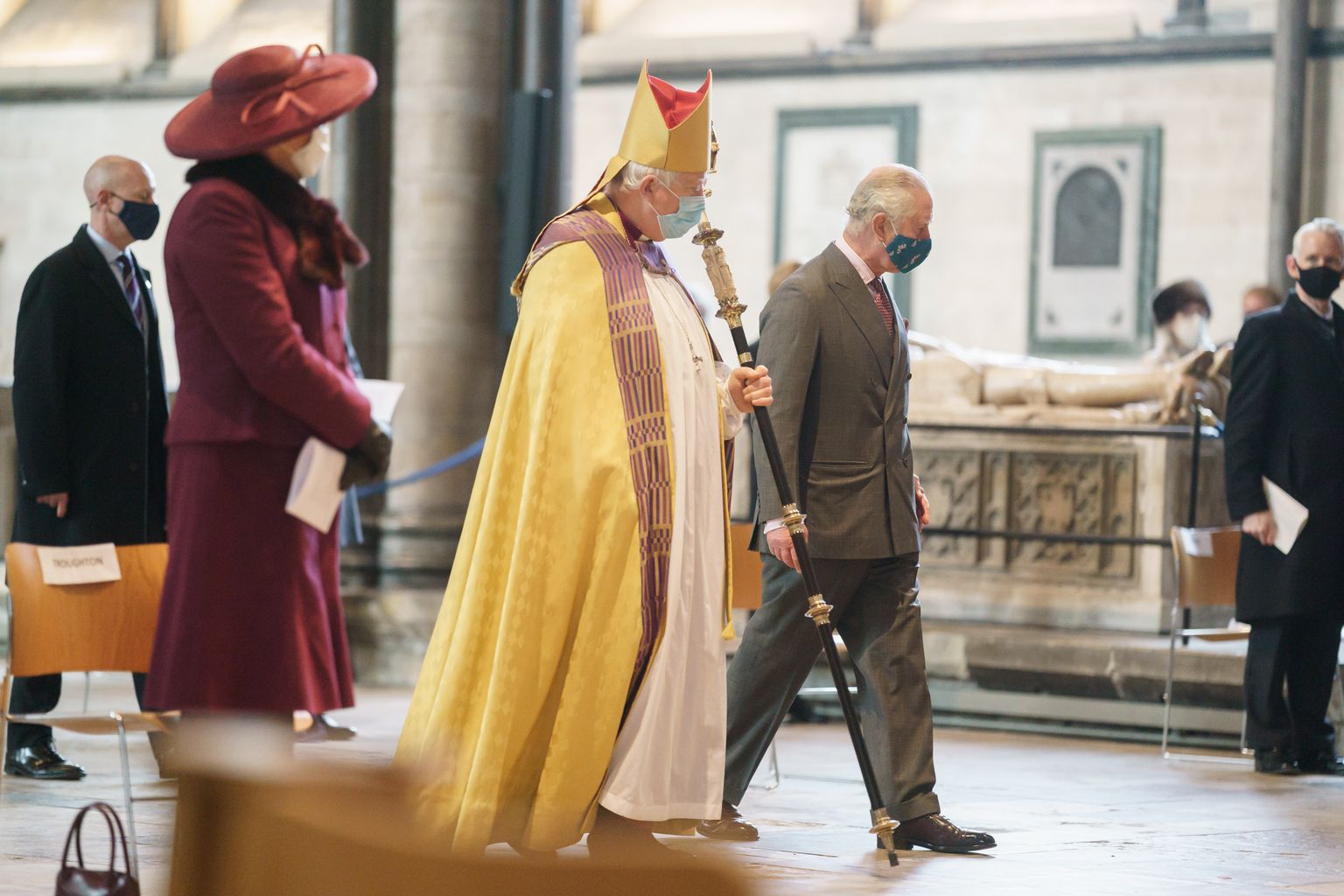 Royals unveil commemorative stone at Salisbury Cathedral | News ...