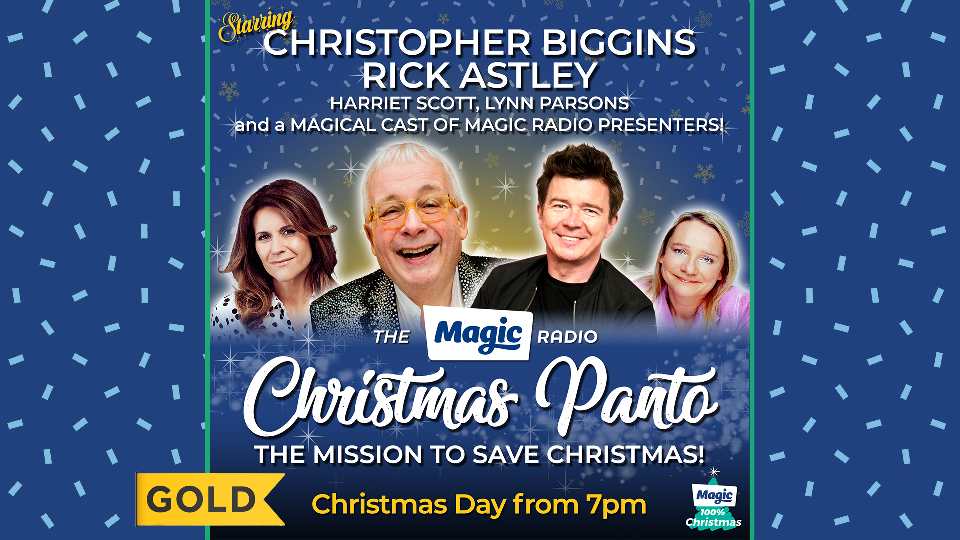 Here's how to listen to the Magic Radio: Christmas Day pantomime