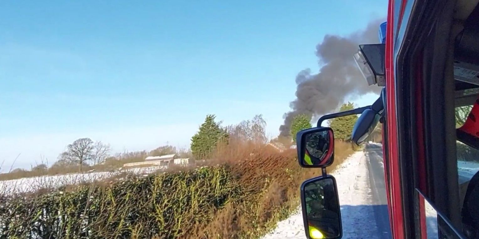 Fire destroys caravan near York | News - Greatest Hits Radio (York and ...