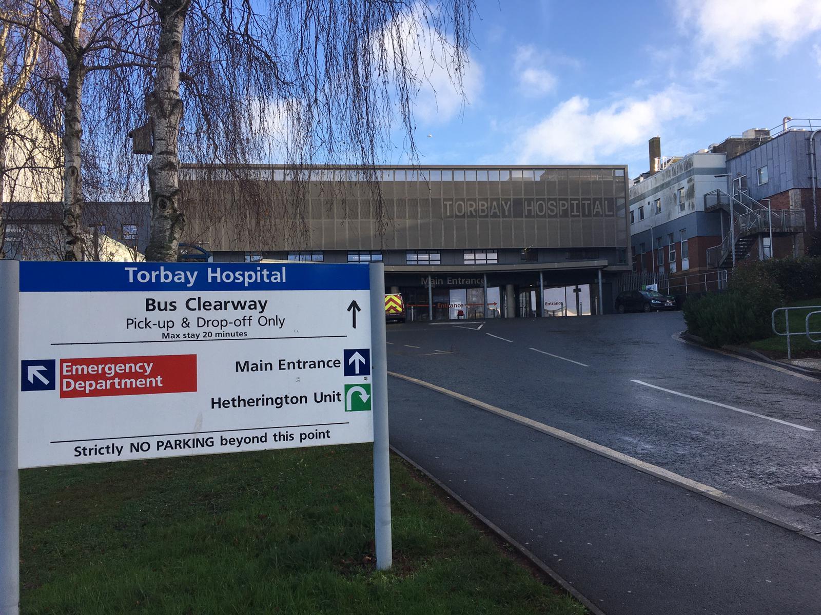 Torbay Hospital has one of lowest percentages of beds occupied by COVID ...