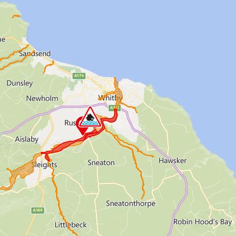 Flood warning for River Esk near Whitby | News - Greatest Hits Radio ...