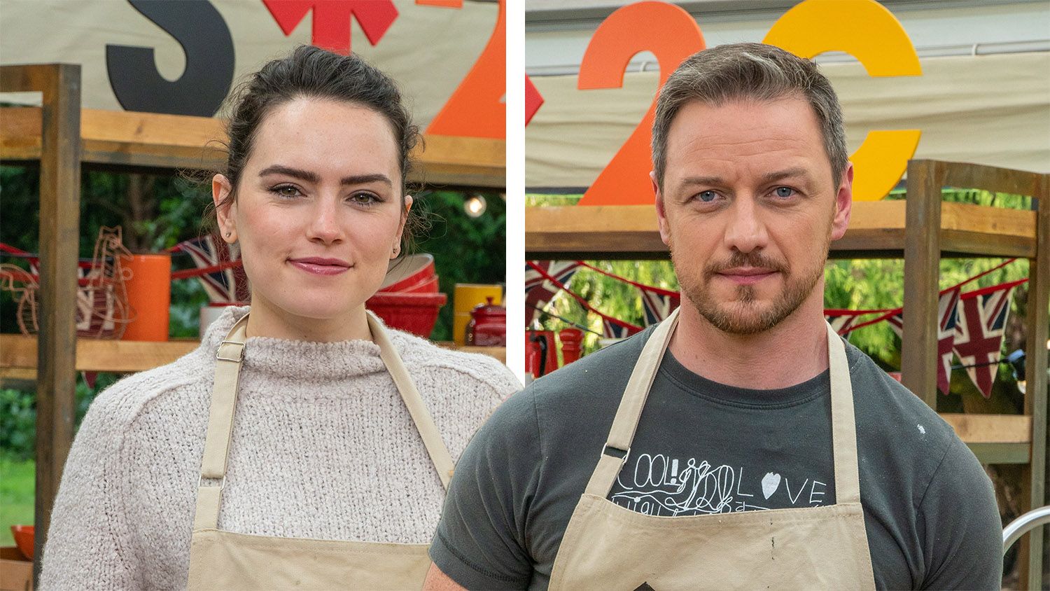 Celebrity Bake Off lands Hollywood stars Daisy Ridley and James McAvoy
