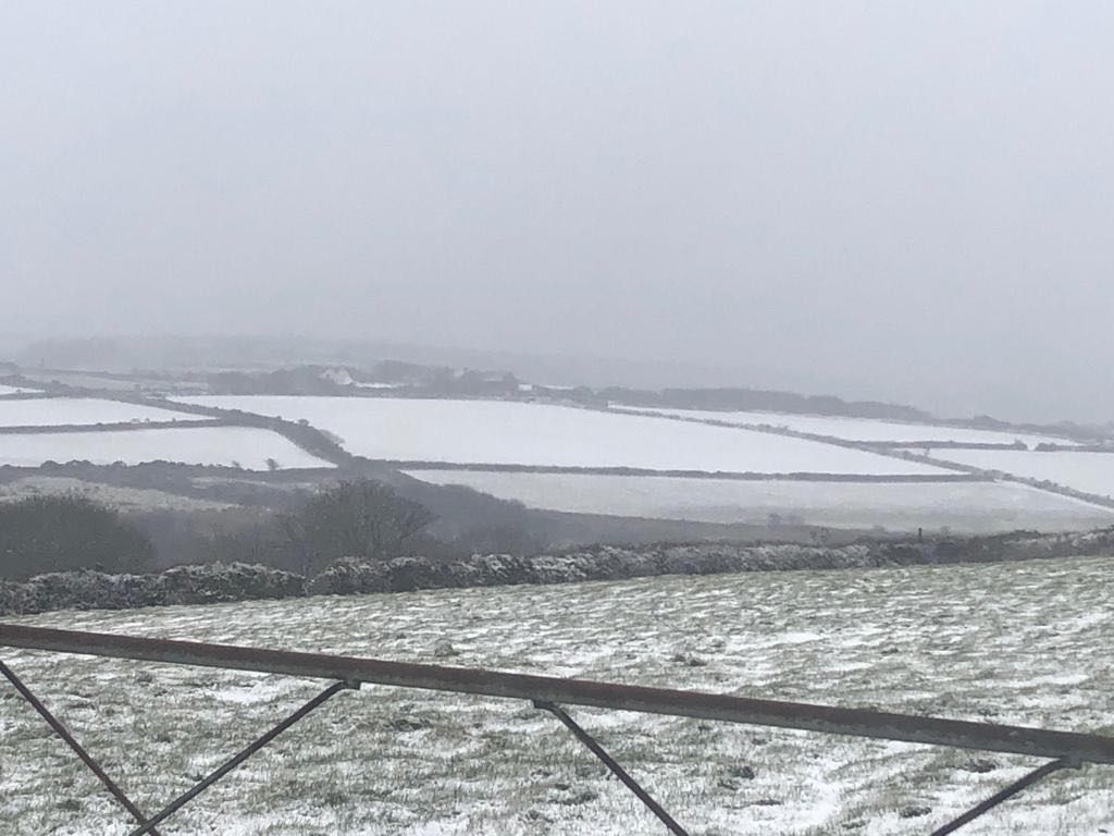 Snow in Cornwall: Photos show flurries falling across the Duchy | News ...