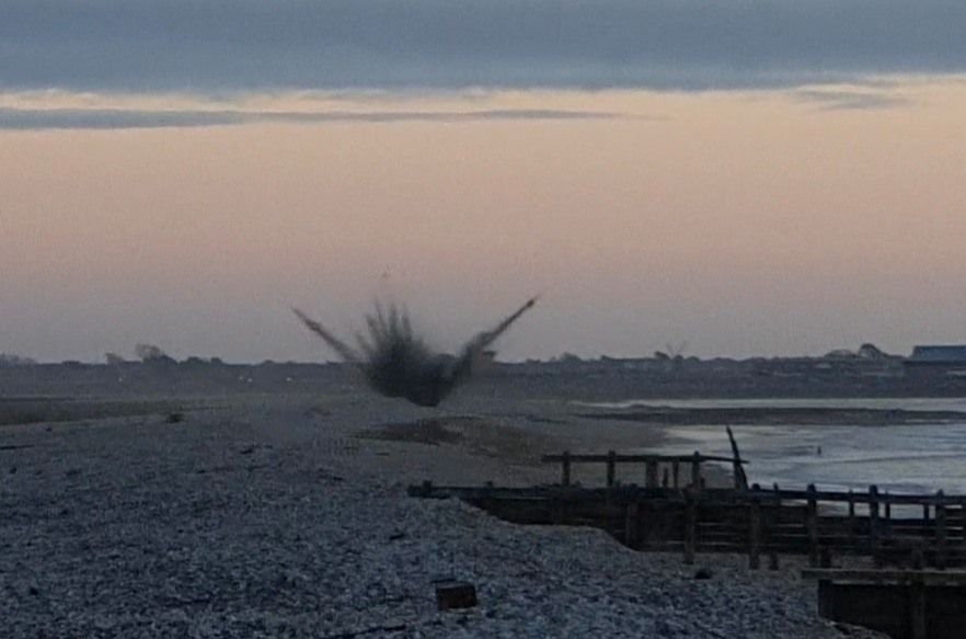 Bomb squad called after WWII sea mine found on Selsey beach | News ...