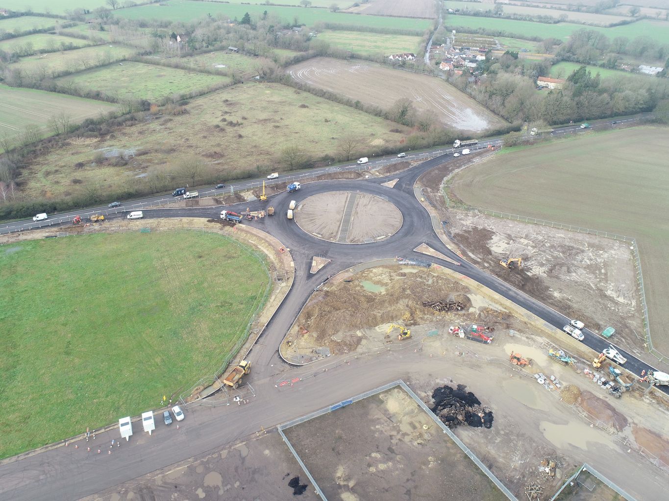 Part of the A140 is due to close this weekend