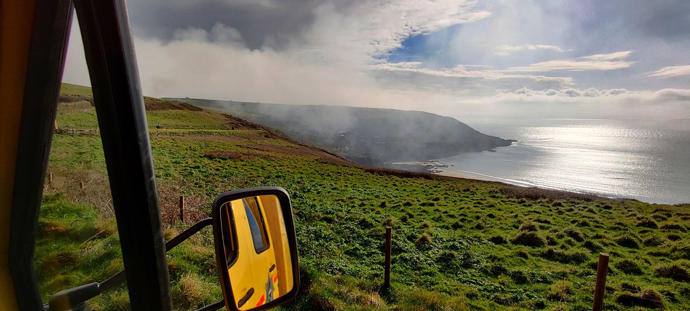 Serious farm fire in Cornwall sparks warning about 'chemical hazard ...