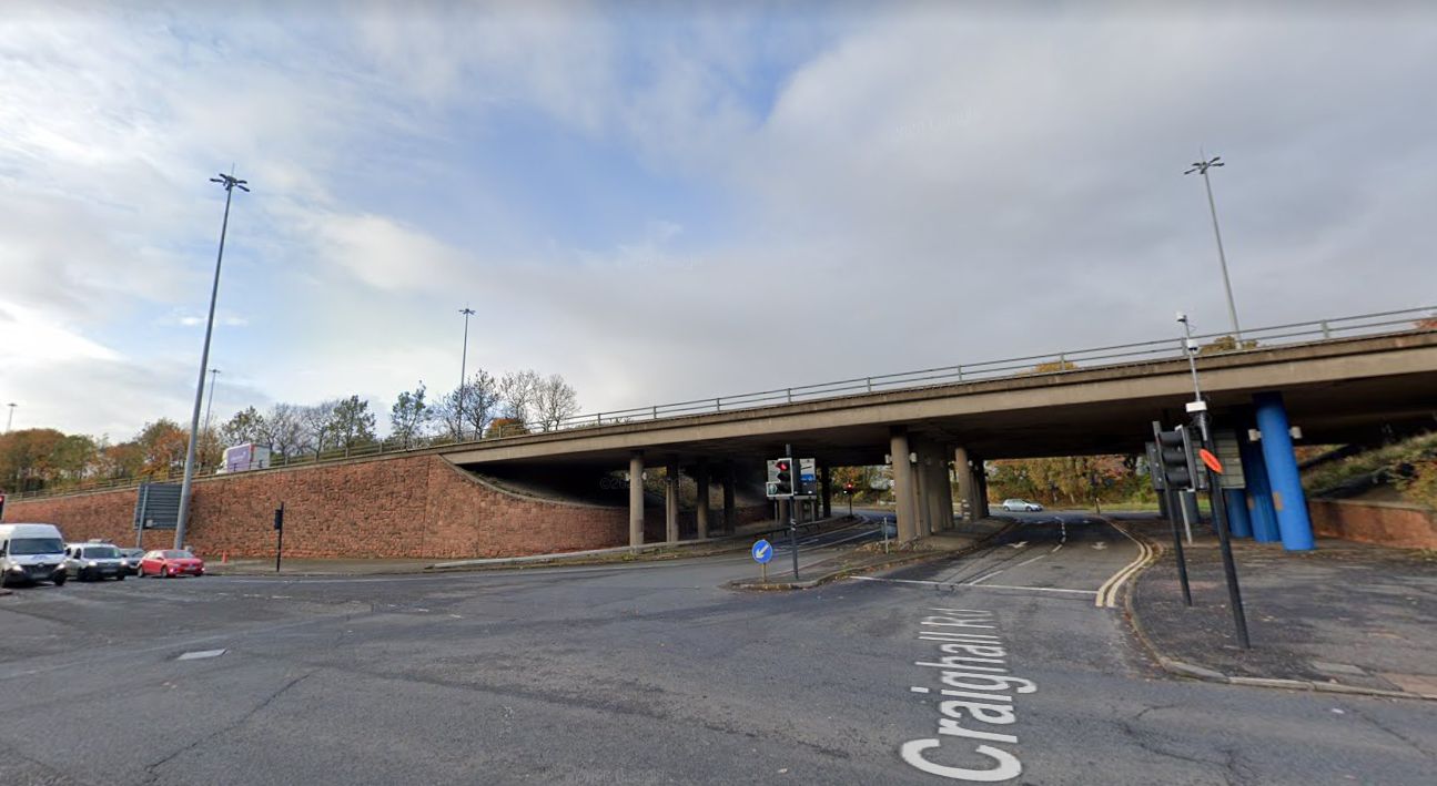 Emergency works are taking place on the bridges of the M8 Woodside ...