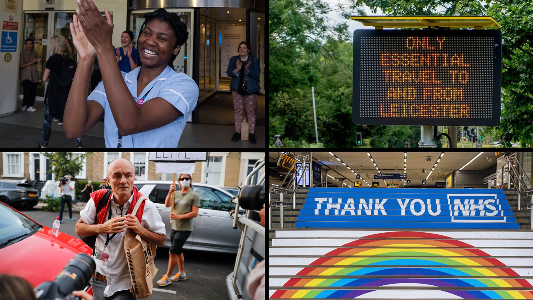 Here are all the key moments from a year in lockdown