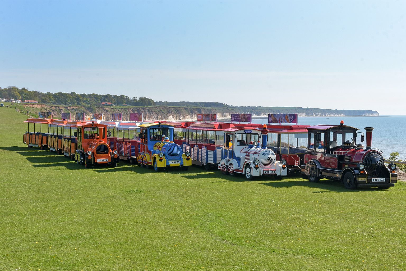 Bridlington Park and Ride bus and land trains to return
