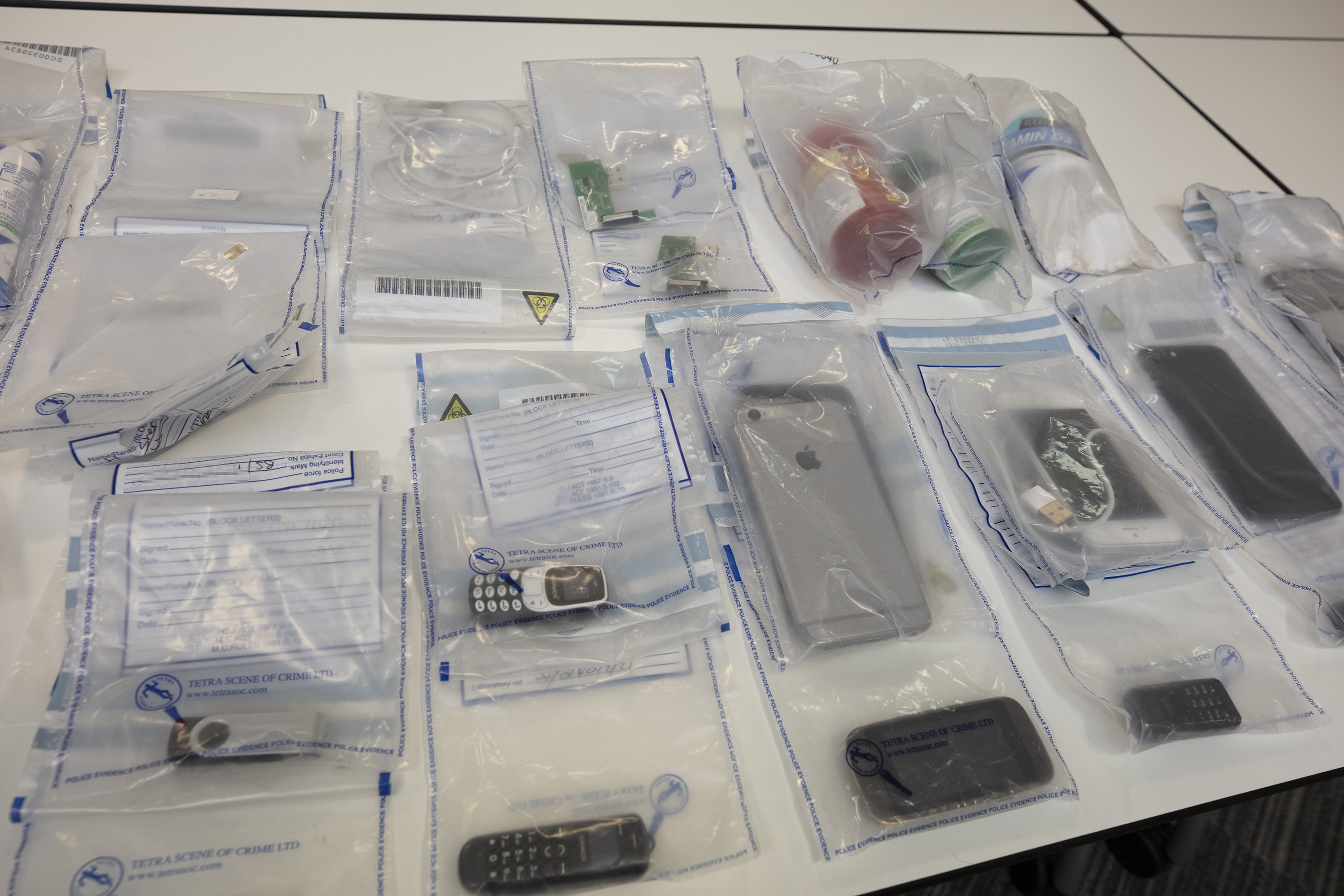 Mobile phones and drugs seized in raids of Forest Bank cells