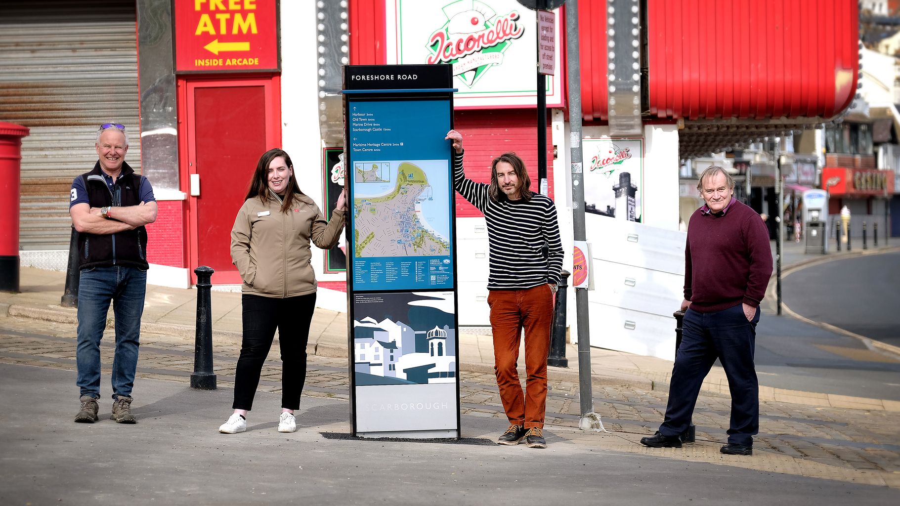 First of Scarborough's new 'wayfinding' signs installed