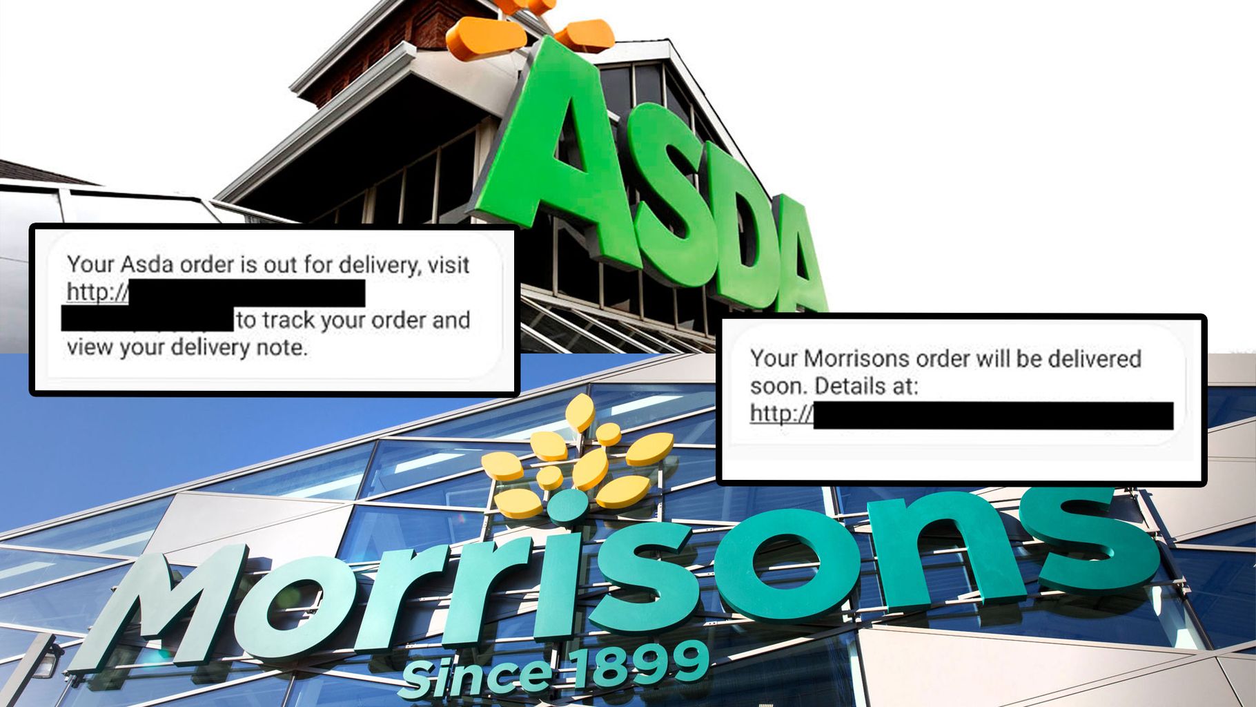Fake Asda and Morrisons delivery texts used in new scam