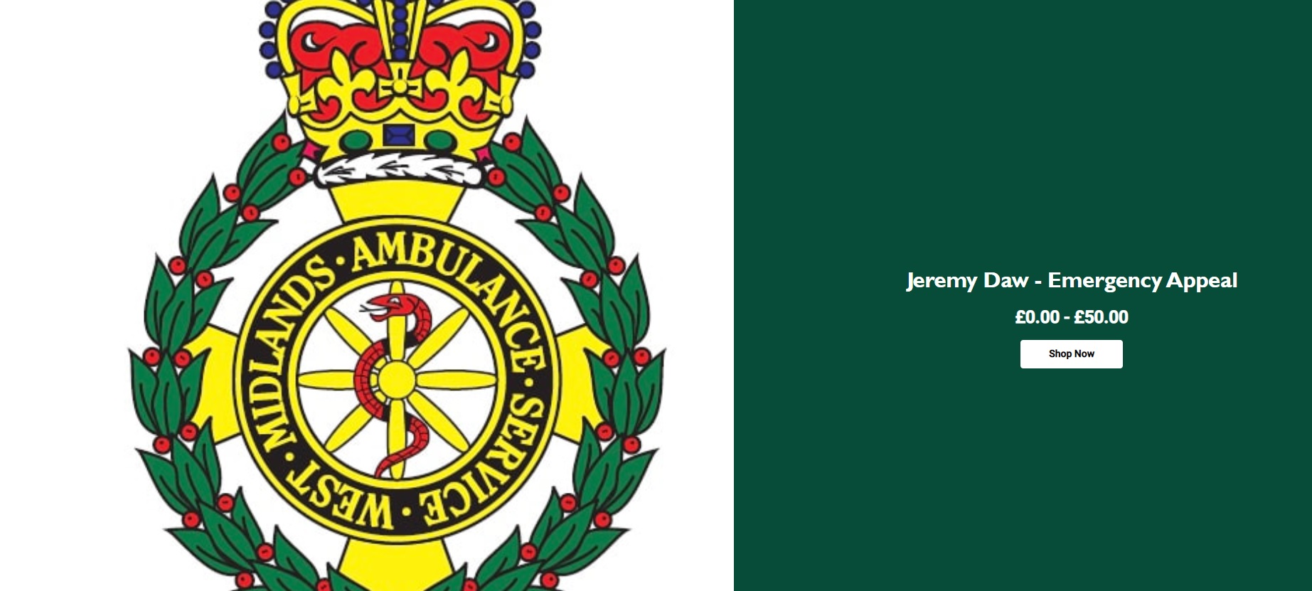 Almost £1000 raised for family of ambulance worker Jeremy "Jack" Daw
