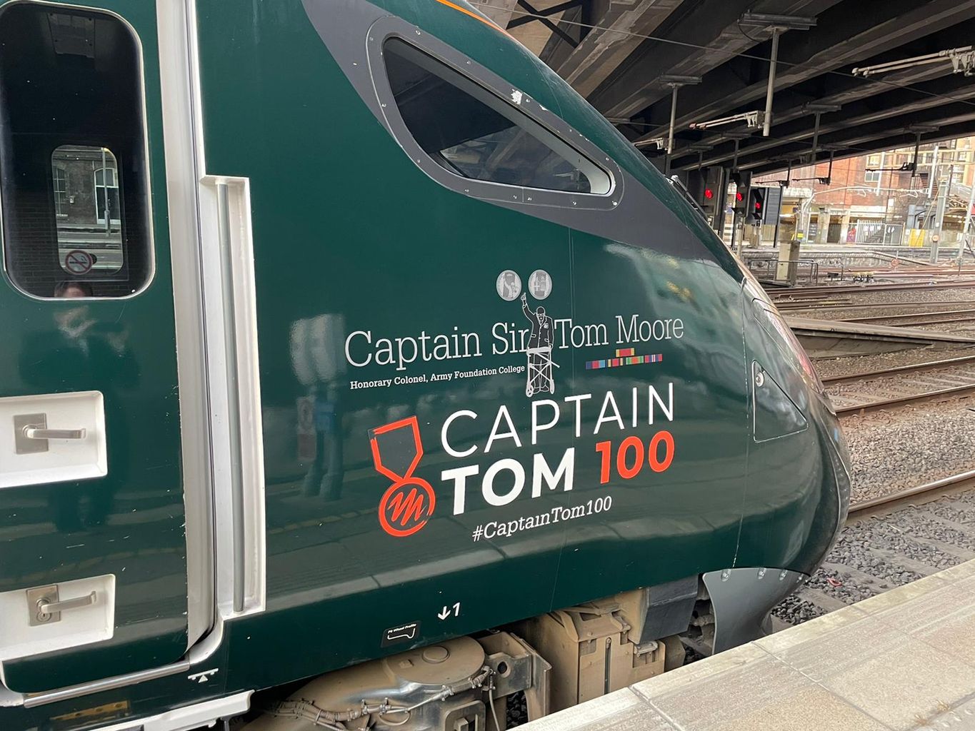 Captain Tom Centennial train to make 100 stops for charity