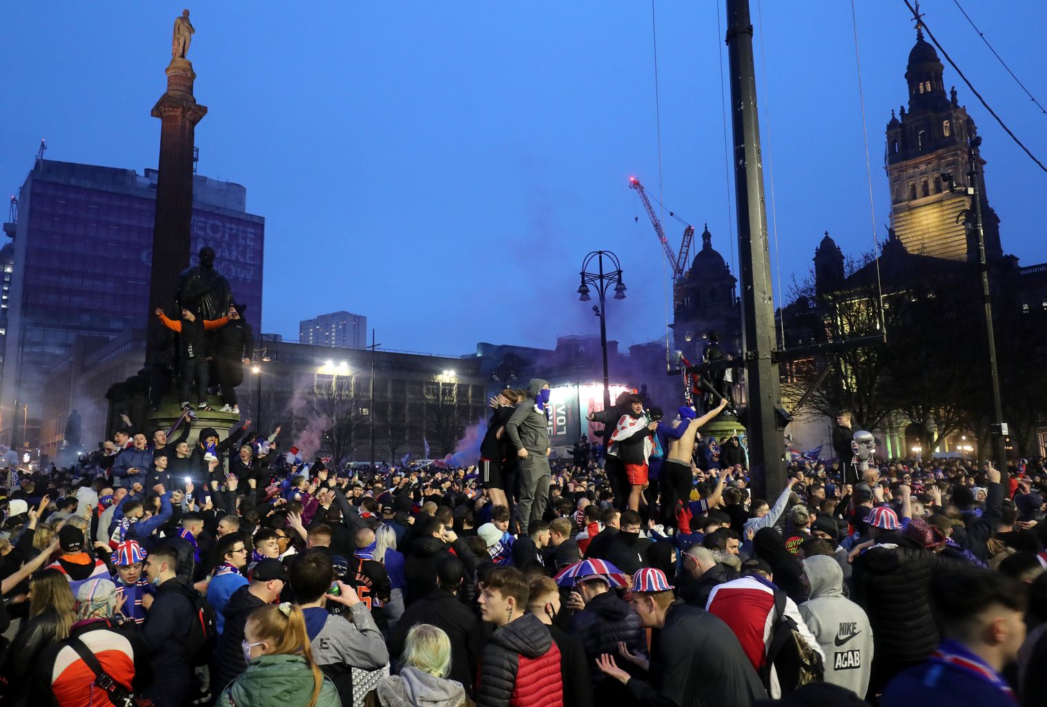 Police warn Rangers fans about title celebrations | Football News - Clyde 1