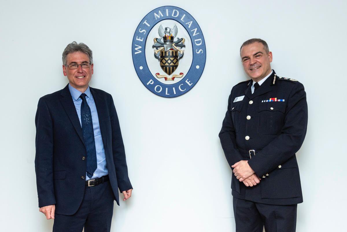 First day in the office for new West Midlands PCC