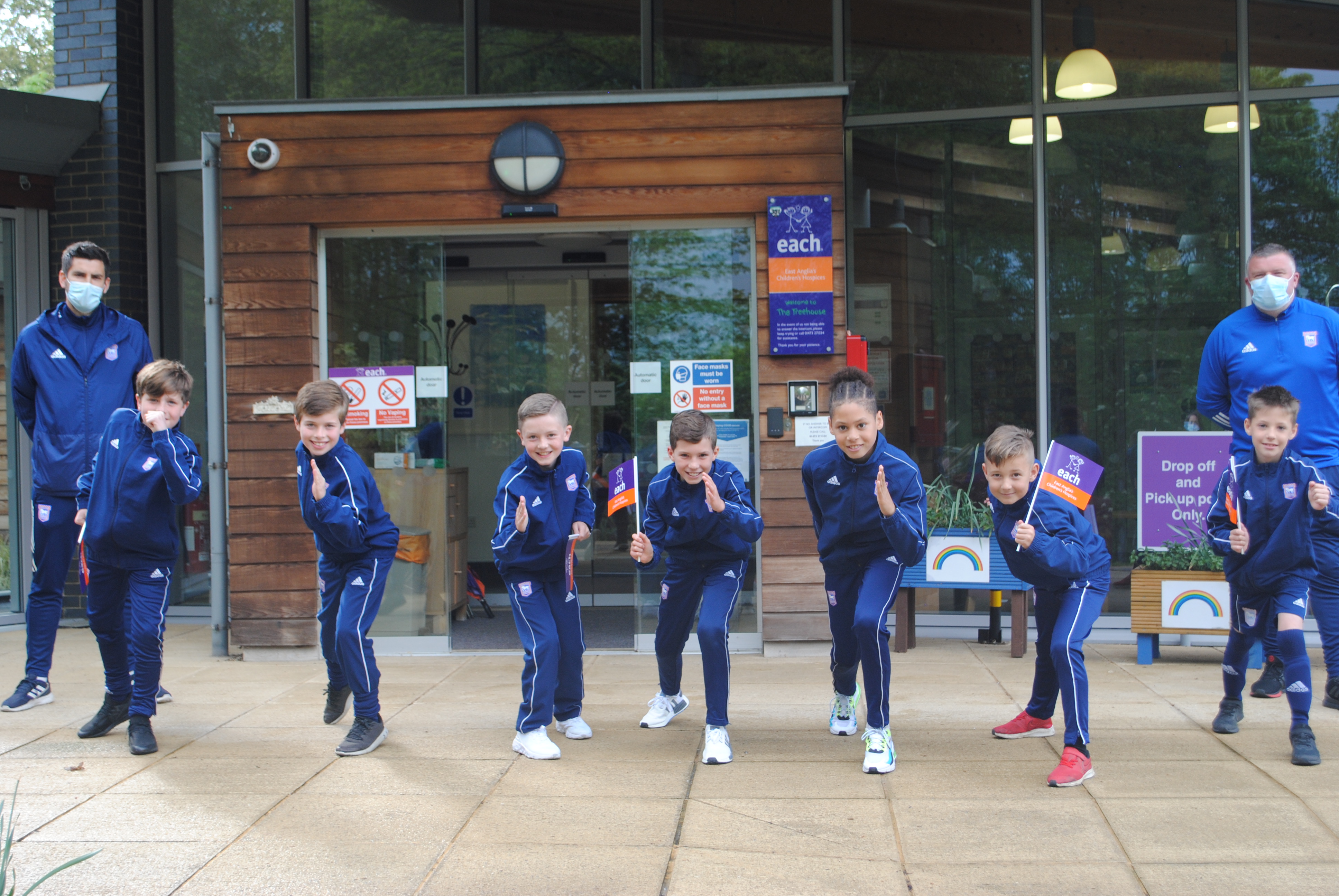 Ipswich Town academy players fund day of care at children's hospices