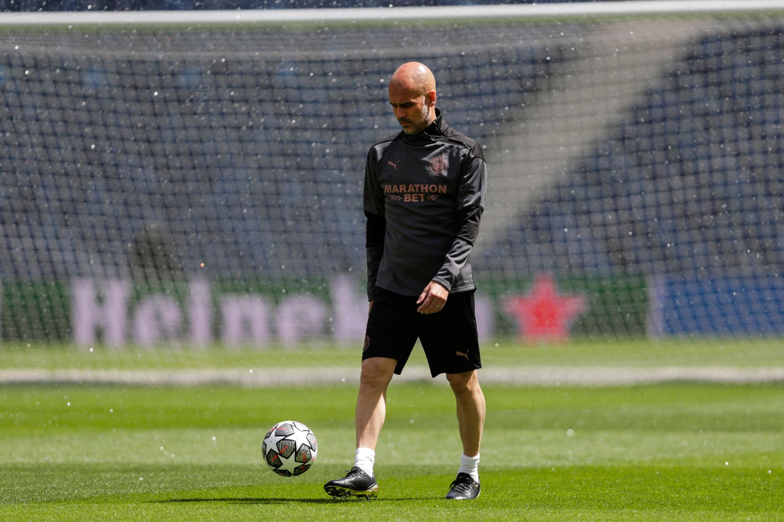 Pep Guardiola plays down Champions League final nerves | News - Hits ...