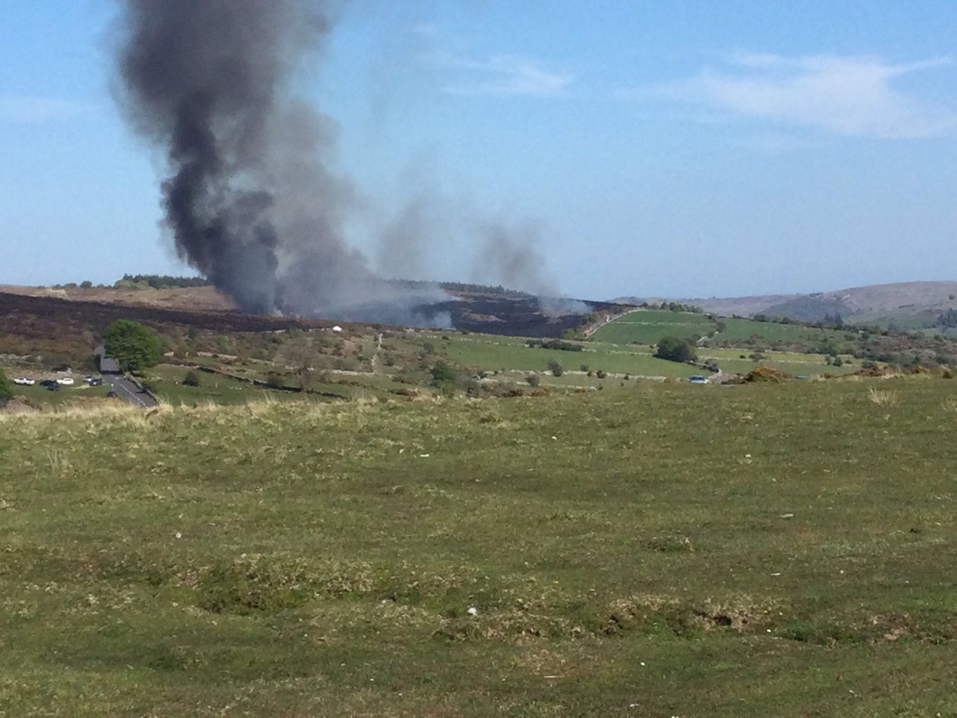 Crews to re-visit scene of Dartmoor fire | News - Greatest Hits Radio ...