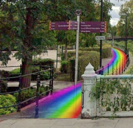 Rainbow path coming to Taunton