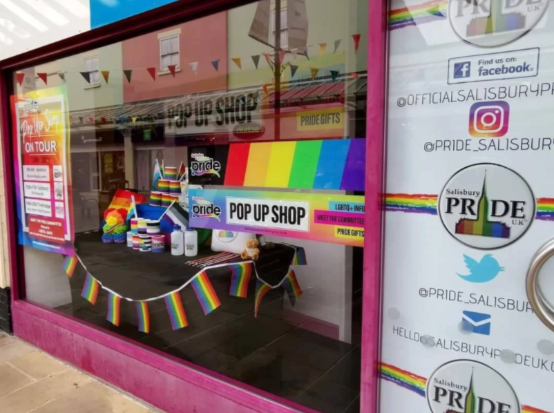 A pop-up Pride shop is opening in the city today at Old George Mall ...