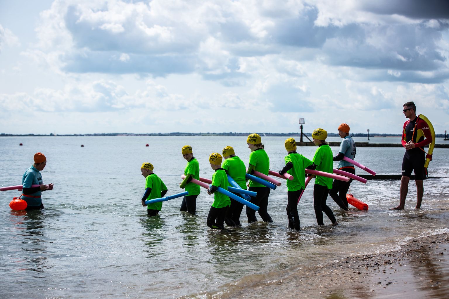 Free courses at Martello Beach in Clacton teach children to swim safely ...