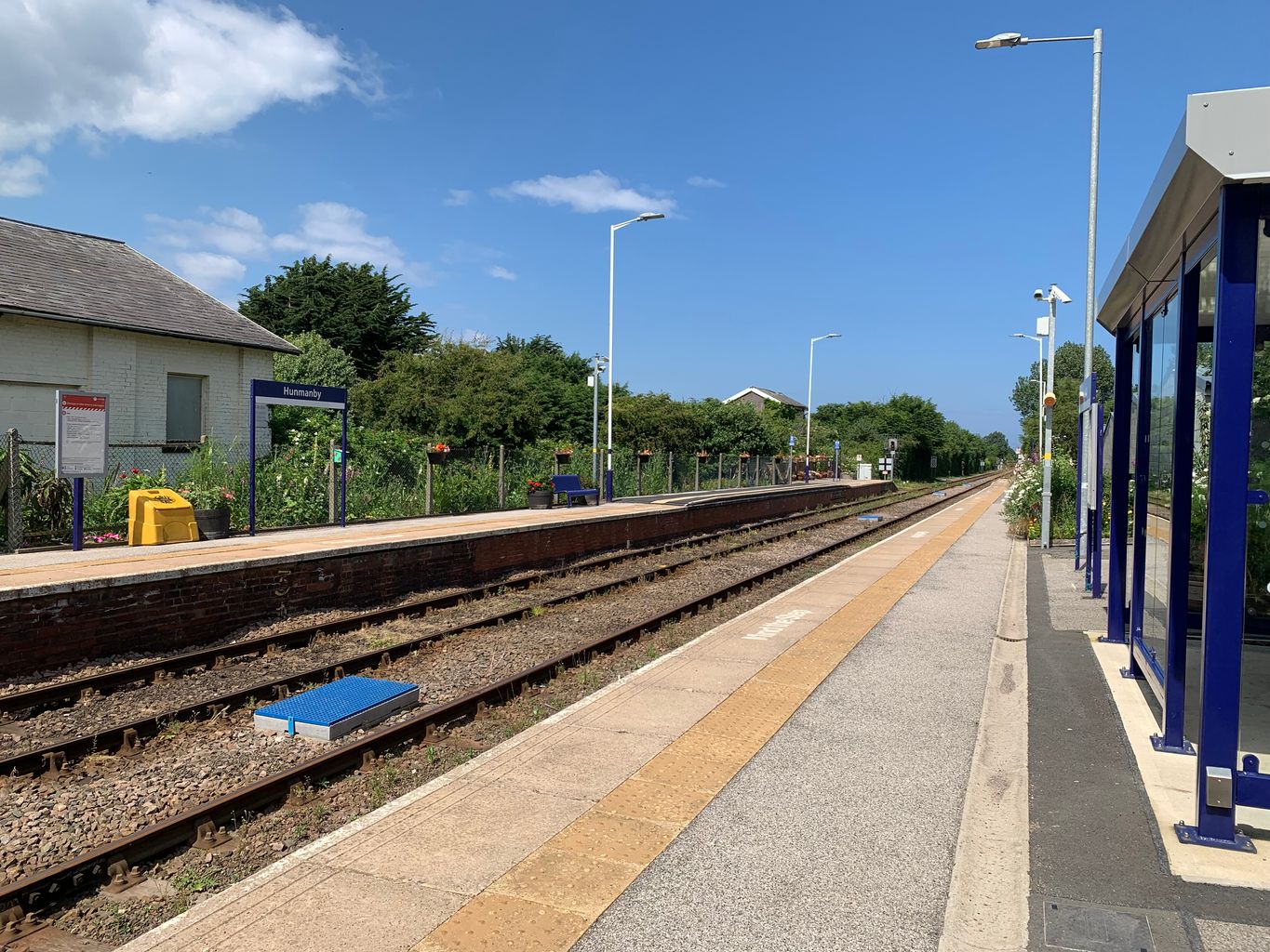 Hunmanby Railway Station 'gateway' to village