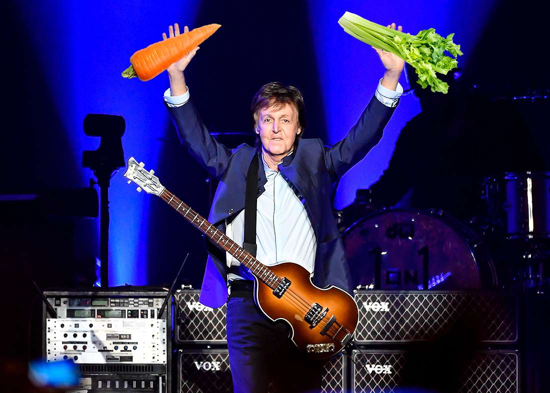 Listen to isolated audio of Paul McCartney eating carrot and celery