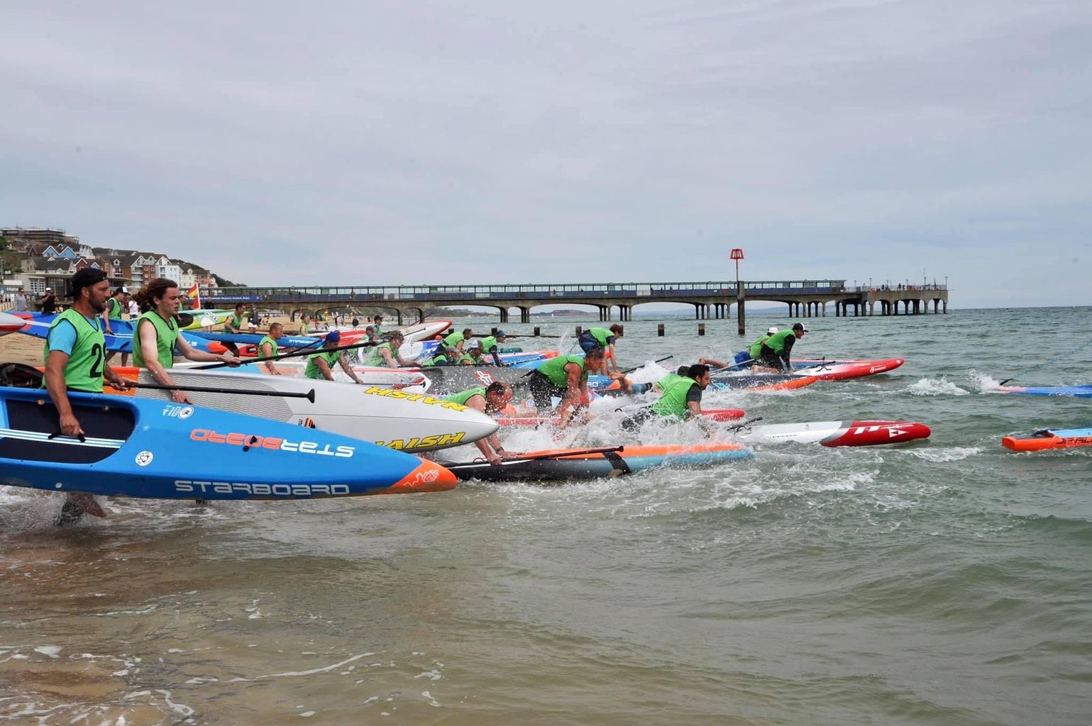 Sponsored paddleboard on Weymouth beach in aid of MV Freedom | News ...