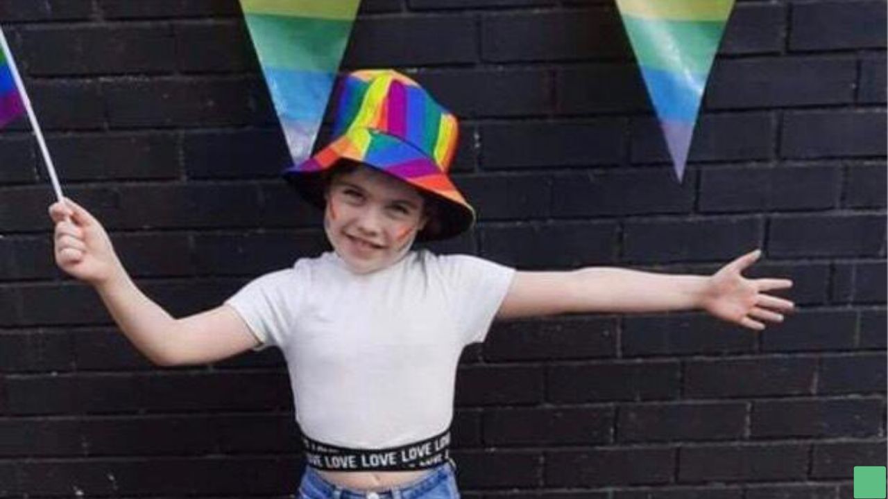 8 year old Belfast girl goes viral singing at local pride street party ...