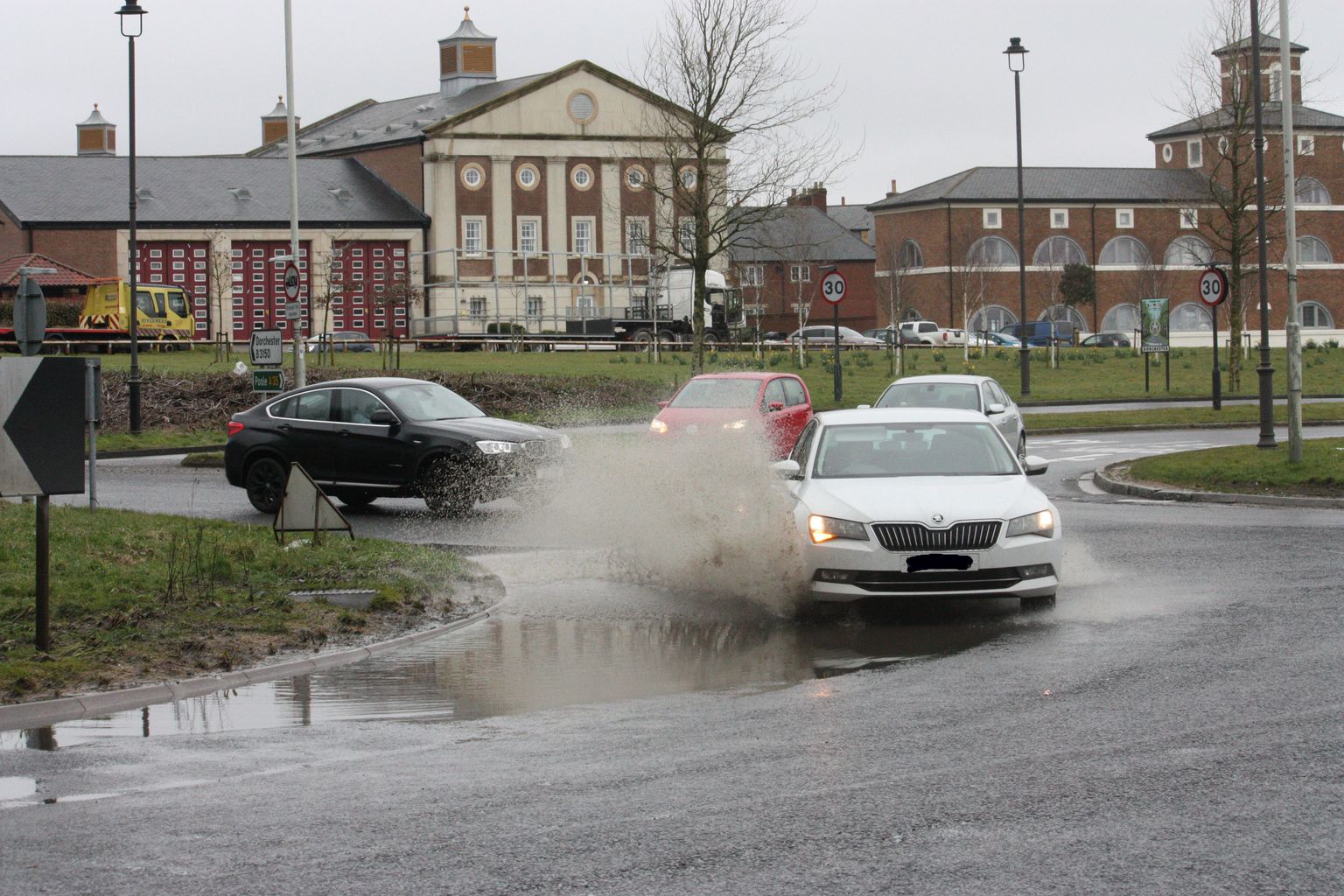 Flood prevention works start on Dorchester Bypass