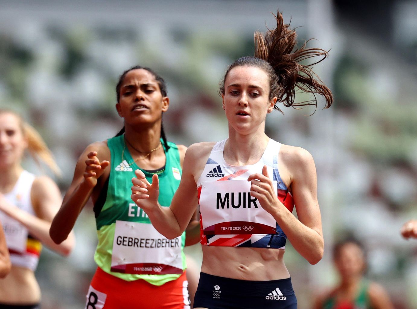 Laura Muir surges to silver medal in women's 1500 metres final at ...