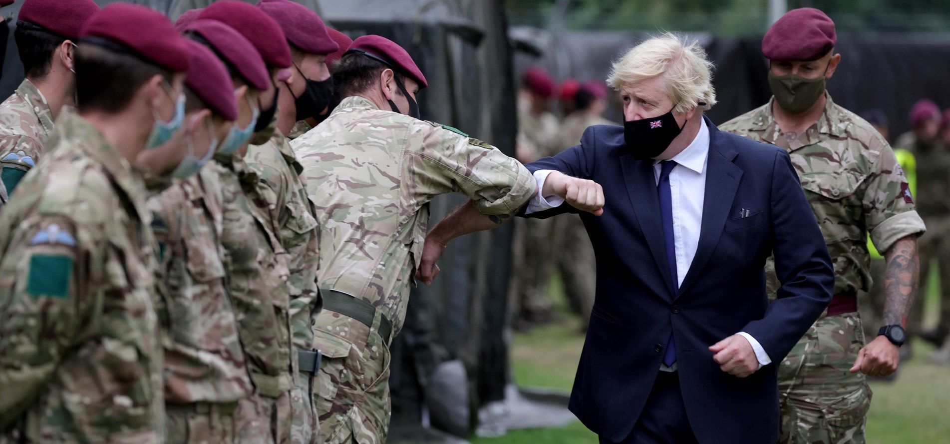 PM meets soldiers at Colchester's barracks