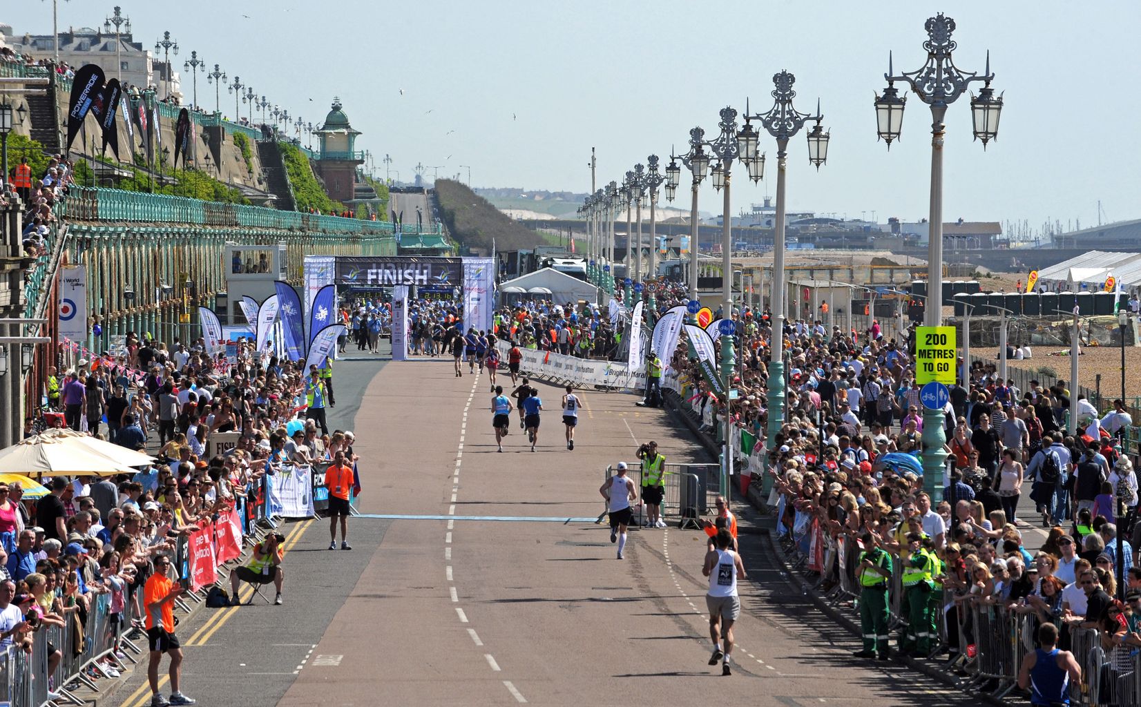 Organisers apologise after Brighton Marathon course was made 'too long ...