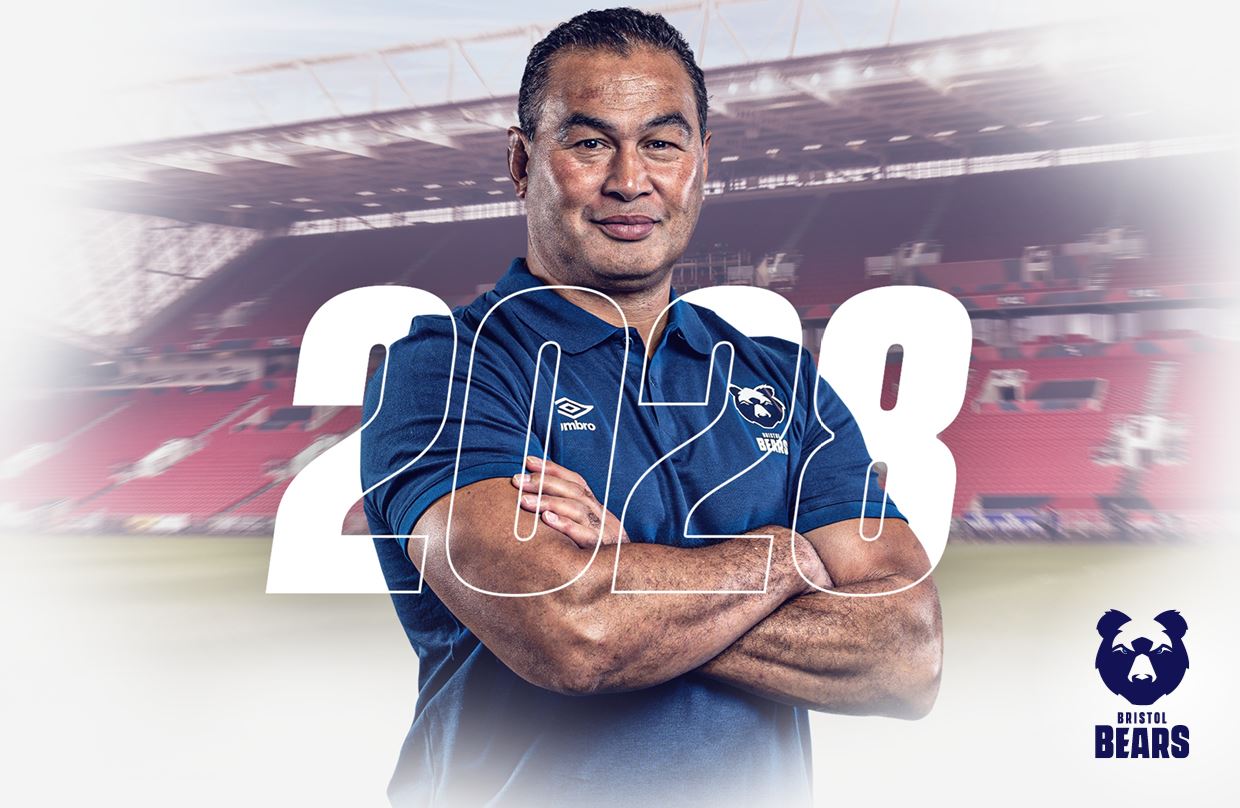 Bristol Bears Director of Rugby Pat Lam has signed a new five year deal ...