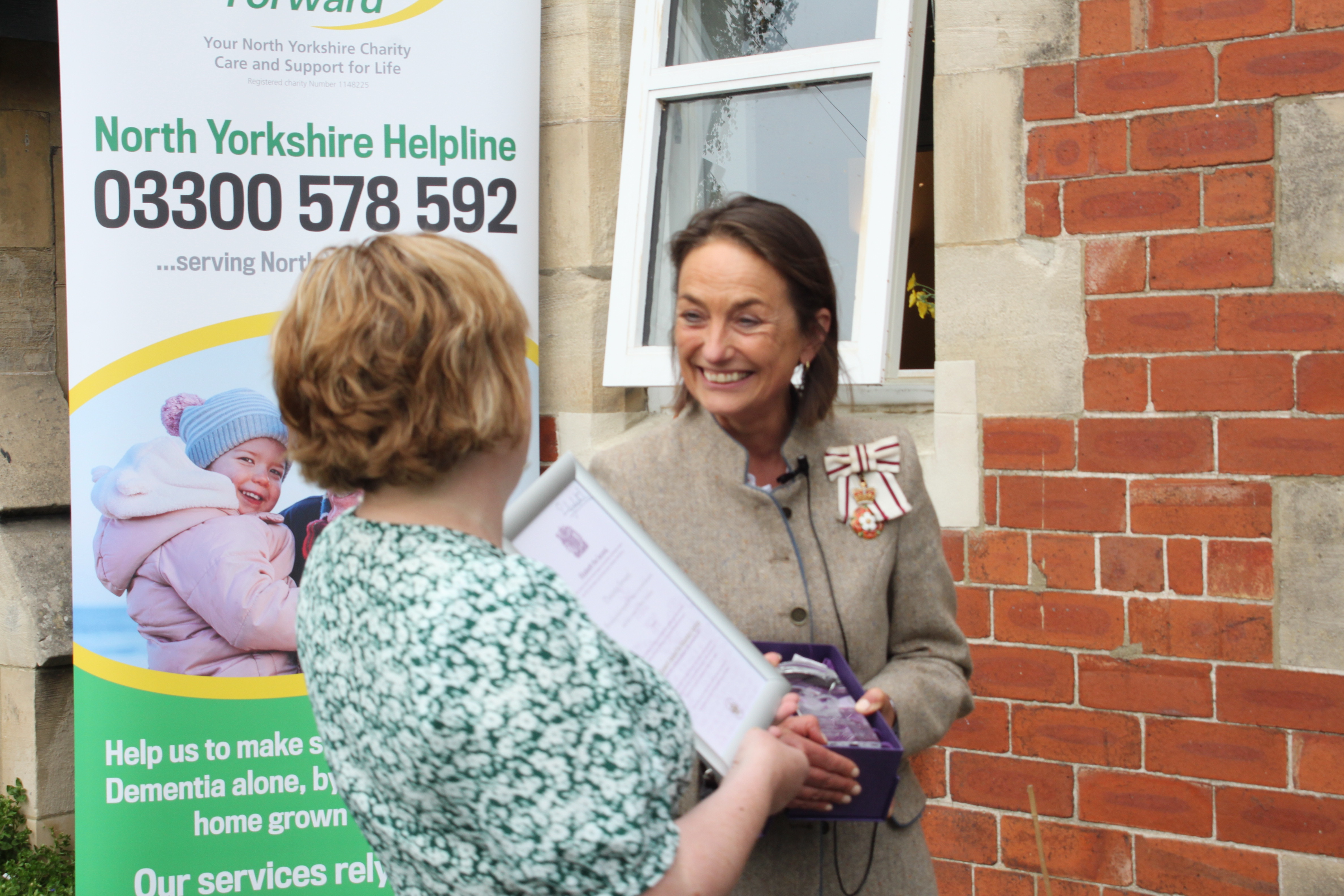Queen’s Award presented to North Yorkshire charity Dementia Forward