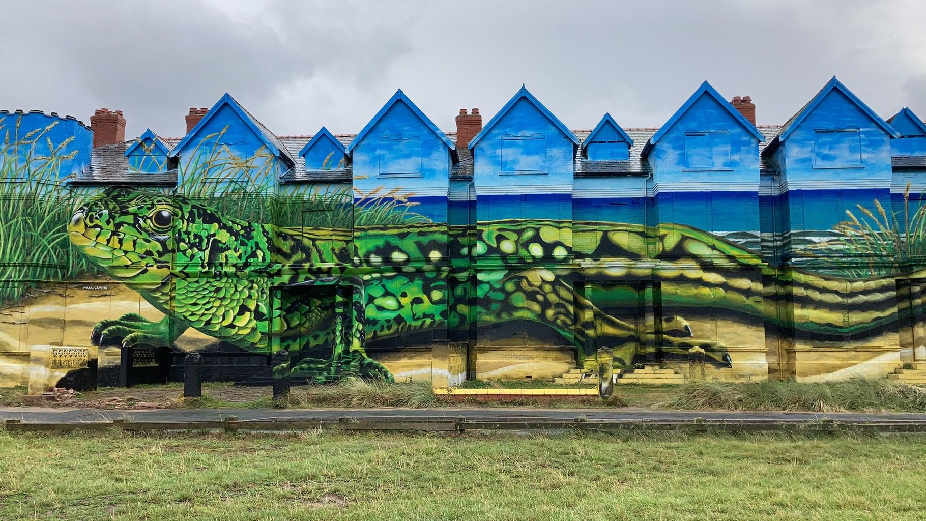 Liverpool street artist unveils 'biggest mural in UK by single painter'