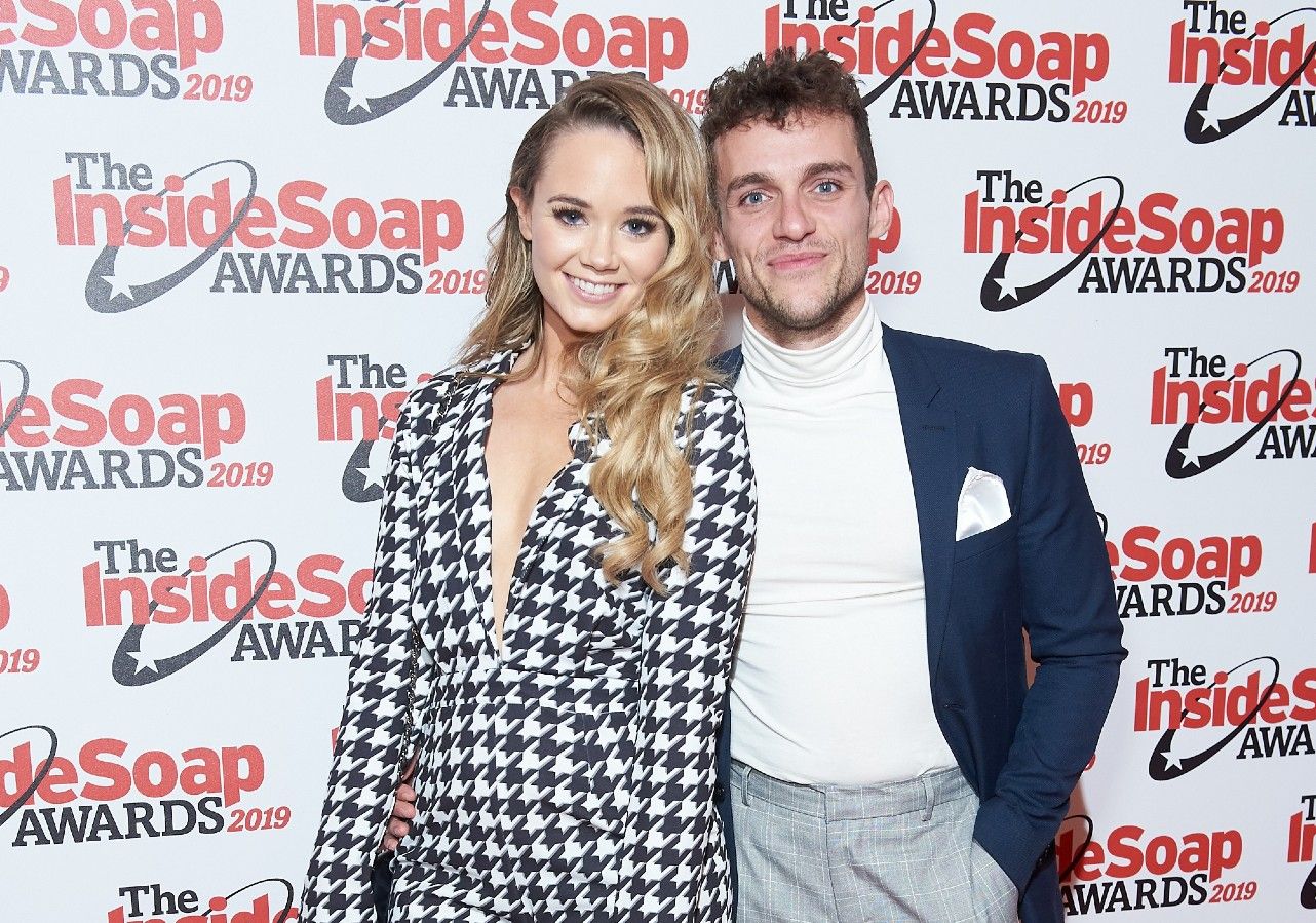 Hollyoaks couple Daisy Wood-Davis and Luke Jerdy welcome baby boy