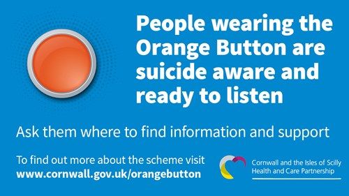 'Orange button army' to support those having suicidal thoughts across ...