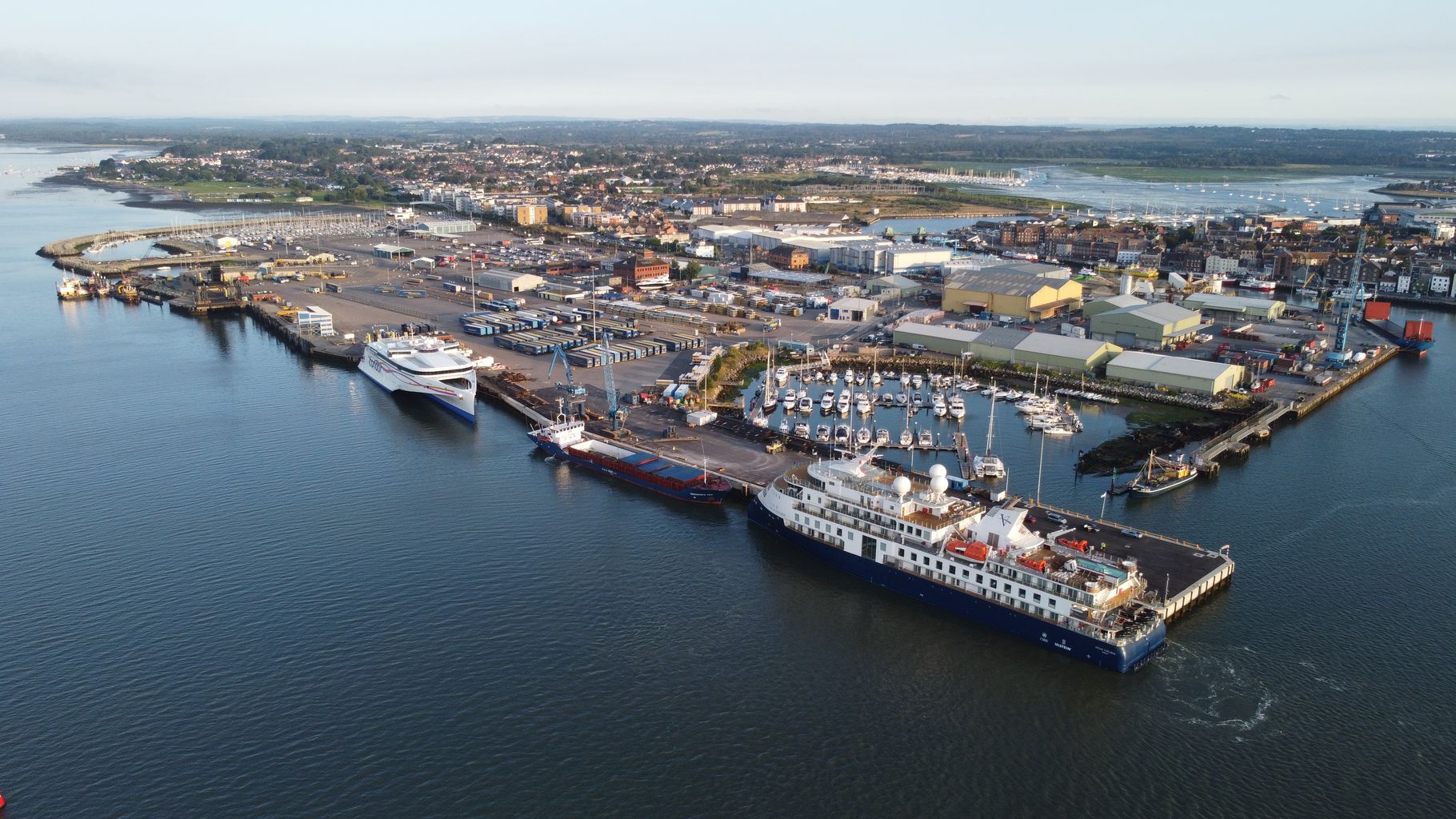 It's hoped a new shipping link between Poole and Morocco will help ...